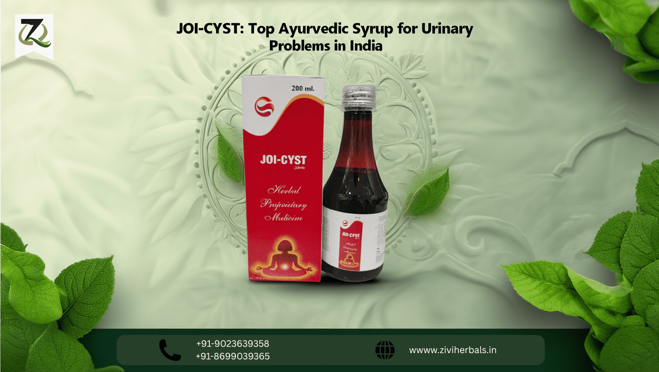 Top Ayurvedic Syrup for Urinary Problems in India : JOI-CYST